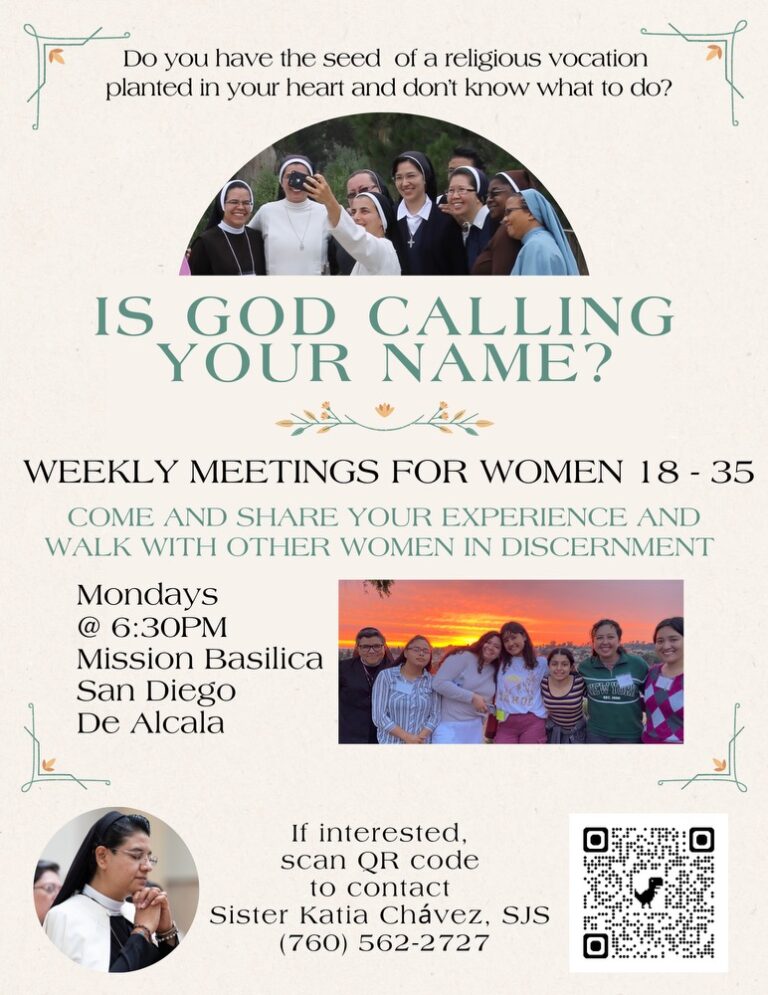Discernment Sessions for Women and Religious Life - Catholic Diocese of ...